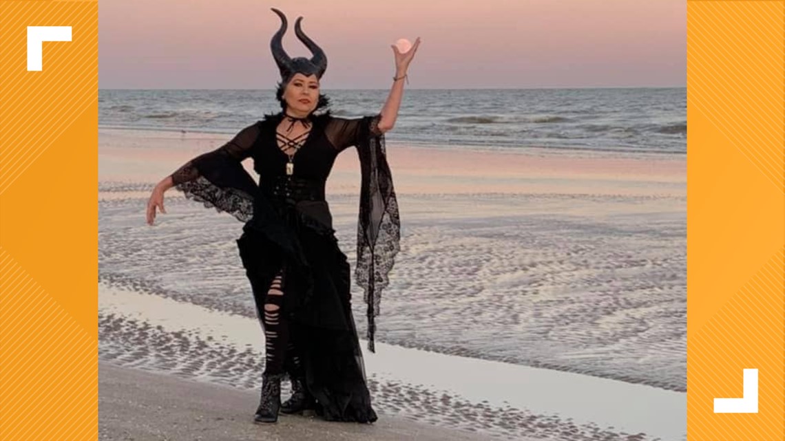 Dancing 'witches' celebrate life every Halloween on Crystal Beach ...