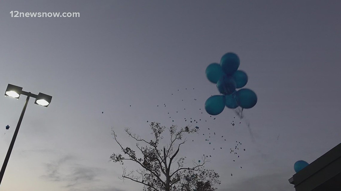 Family remember Joshua Yates at balloon release in Beaumont | 12newsnow.com