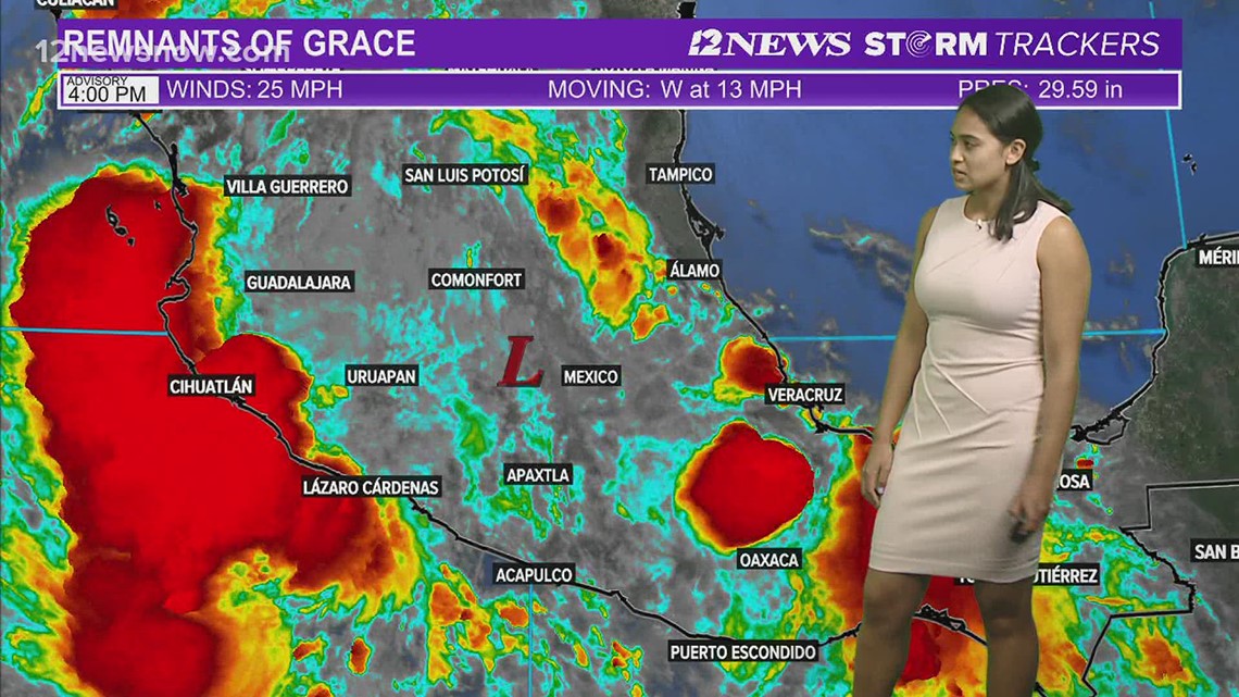Grace Becomes A Hurricane Again Heads For Mexico Again