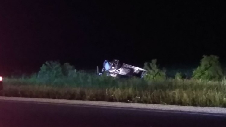 Four injured, one ejected in Saturday night crash on Highway 73 ...