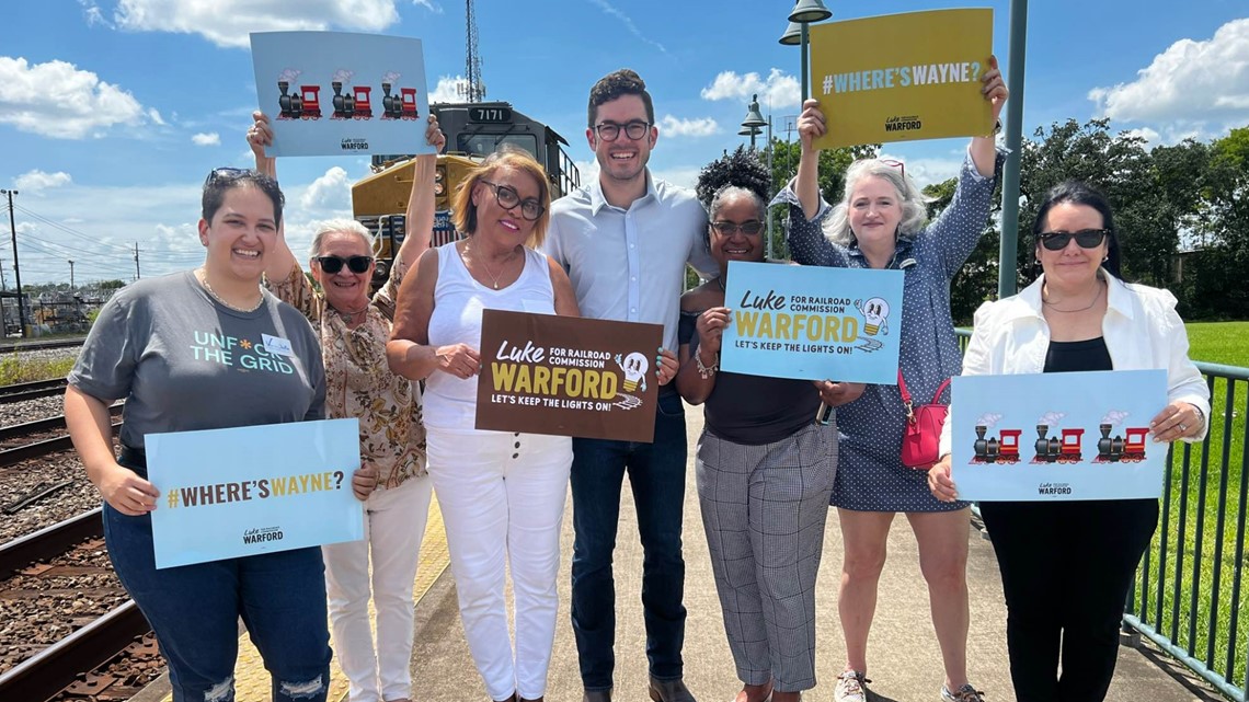 Railroad commissioner candidate Luke Warford visits Beaumont ...
