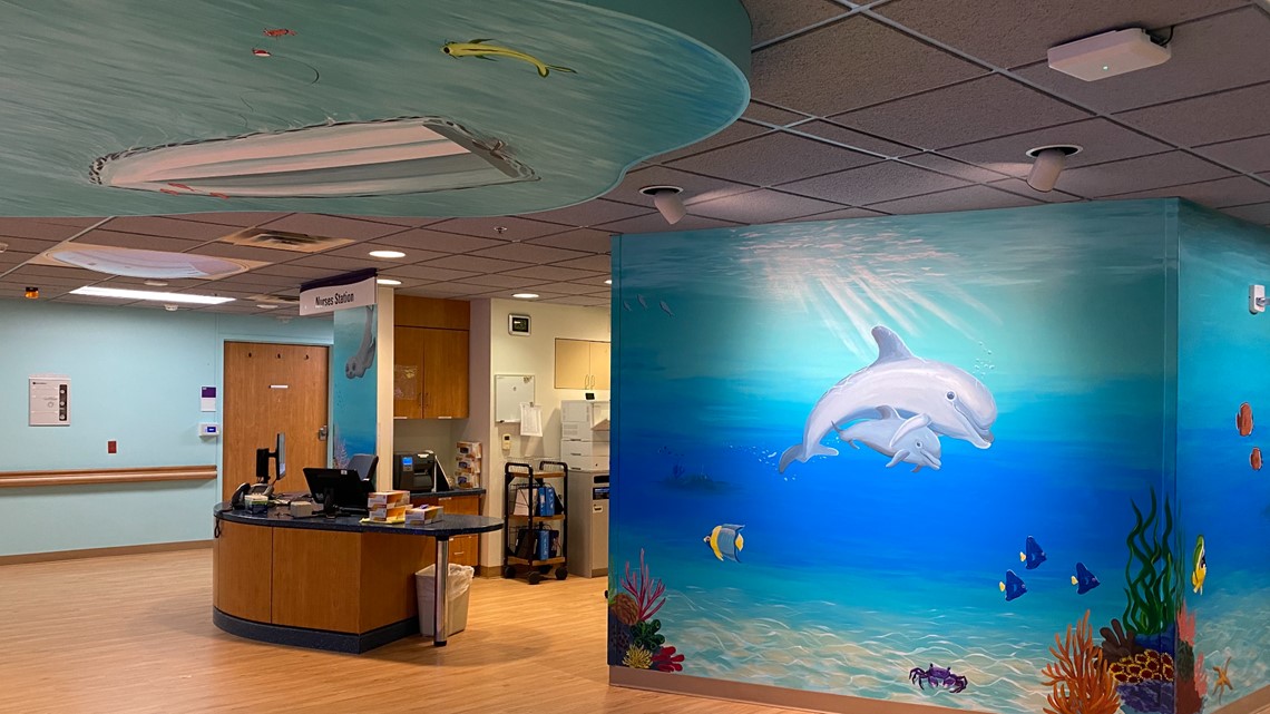 Pediatric Unit at CHRISTUS features 'under the sea' theme | 12newsnow.com