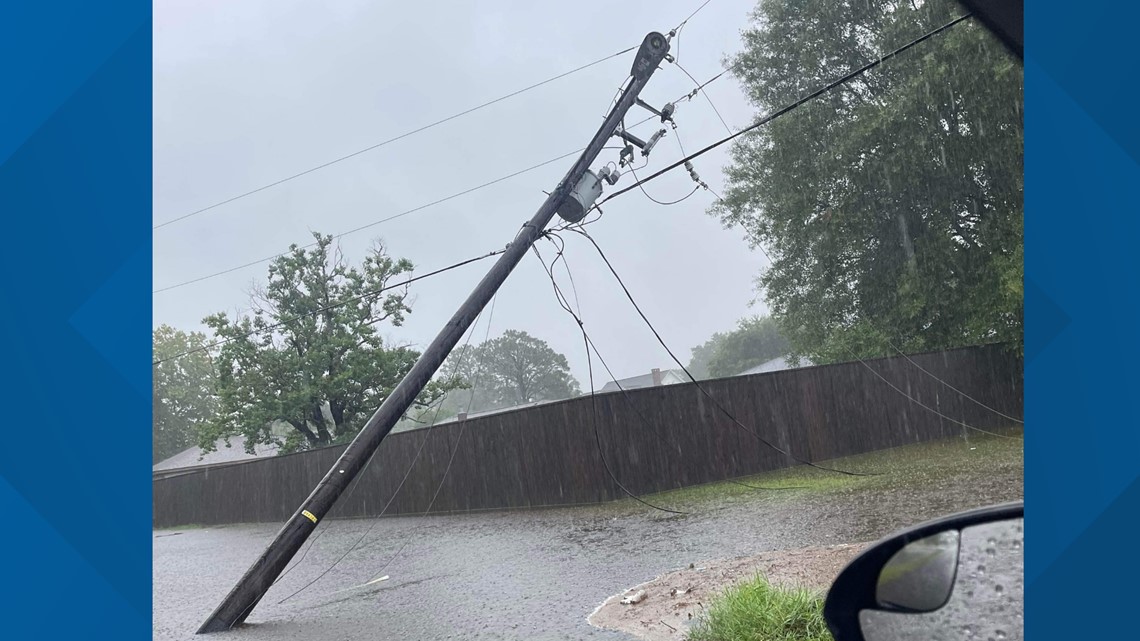 Heavy rain, thunderstorms in Southeast Texas on Friday downed ...