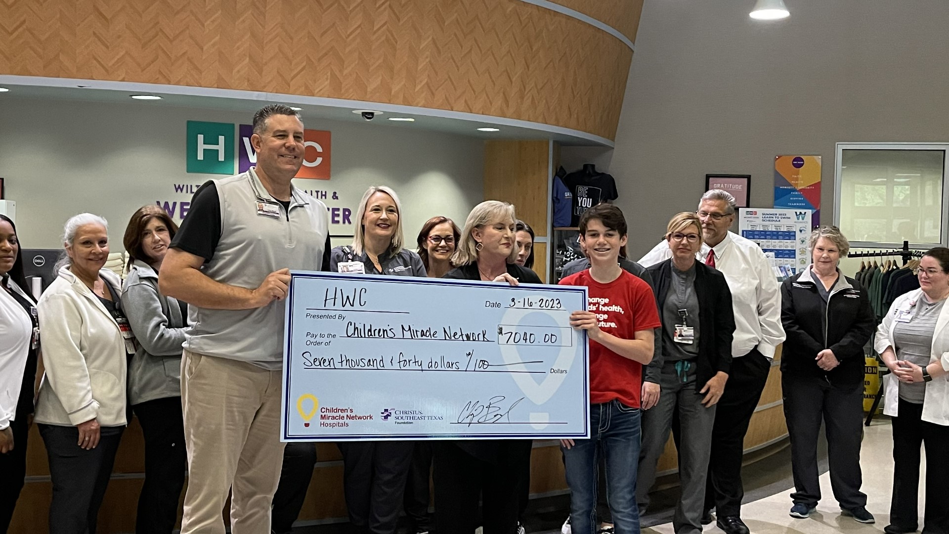 Vidor teen introduced as 2023 Children's Miracle Network Champion ...