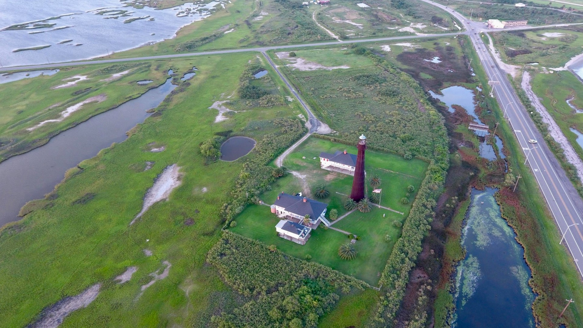 Repairs for Bolivar Point Lighthouse begins | 12newsnow.com