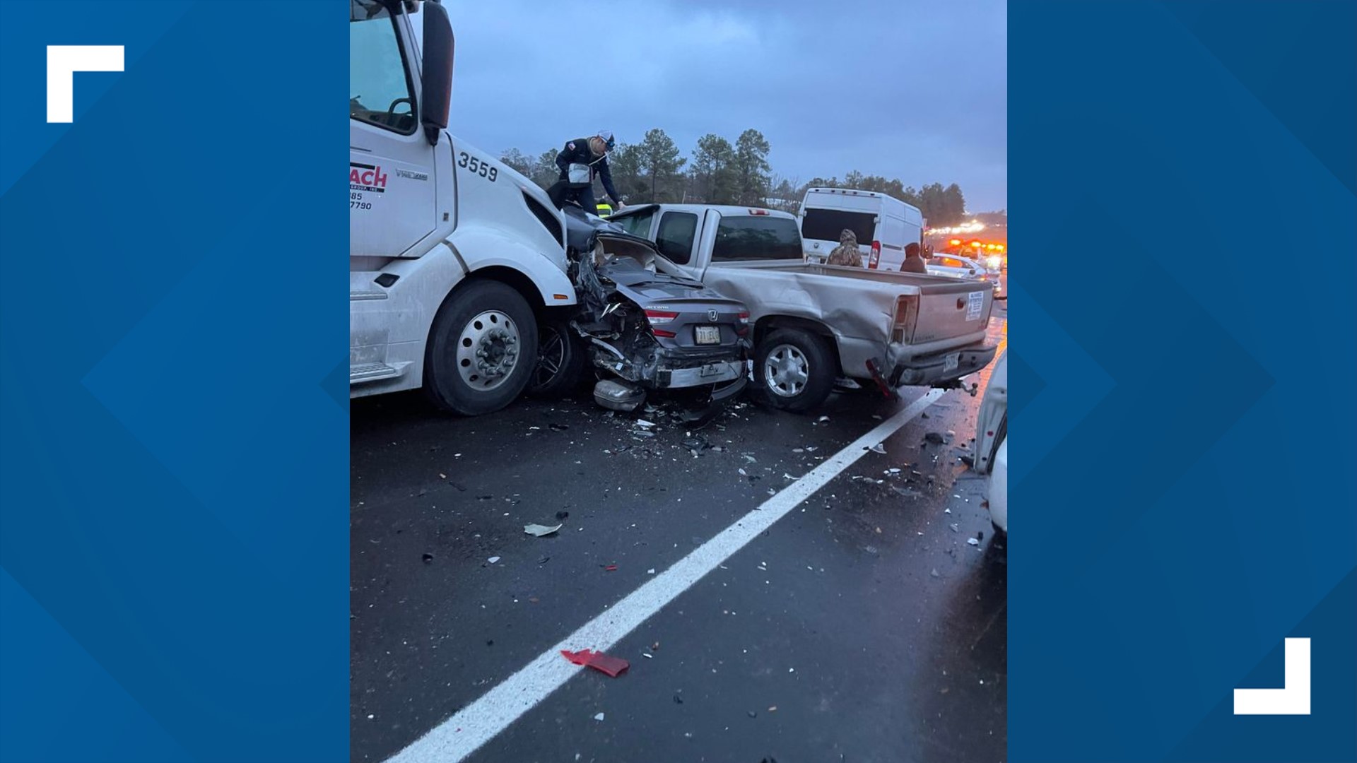 Multi-vehicle crash on Highway 69 between Lumberton and Beaumont ...