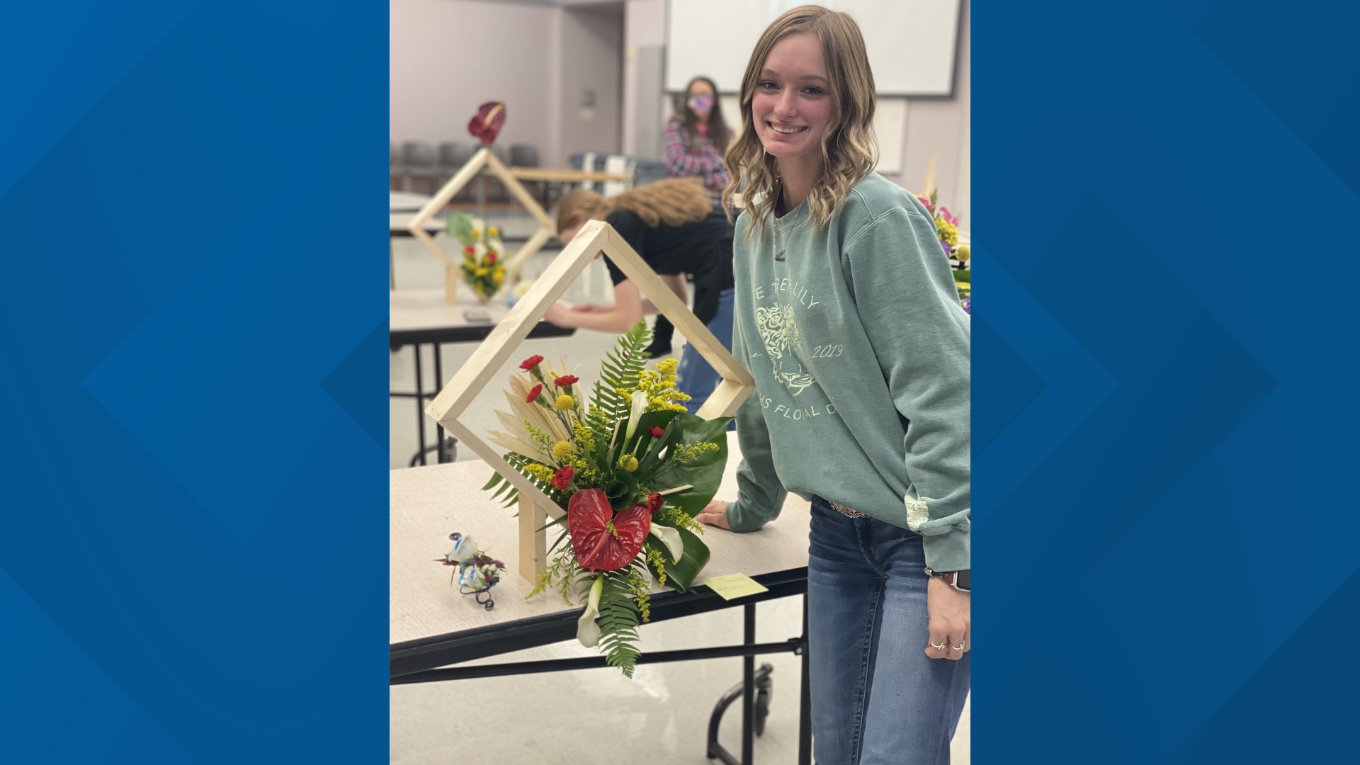 3 Silsbee ISD students win big North Texas floral competition ...
