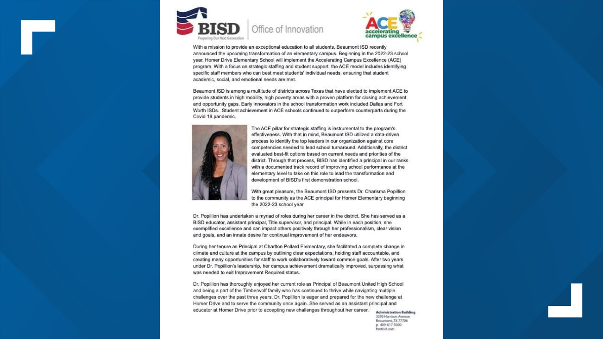 Homer Drive Elementary School will have new principal | 12newsnow.com