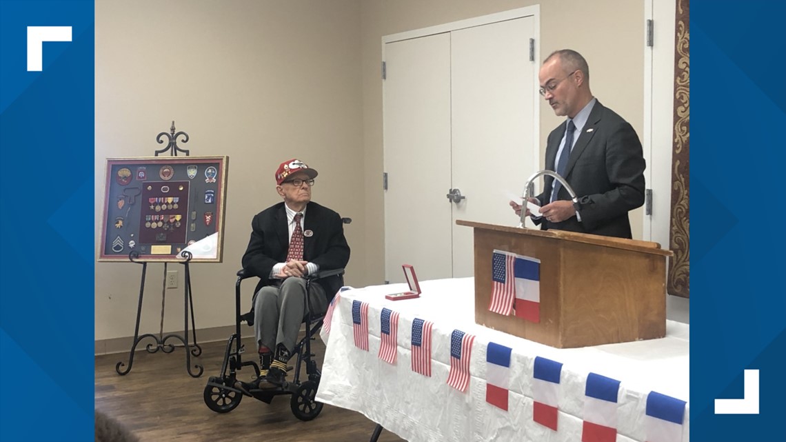 World War II Veteran Fred E. Brown awarded 'Medal of Knight ...