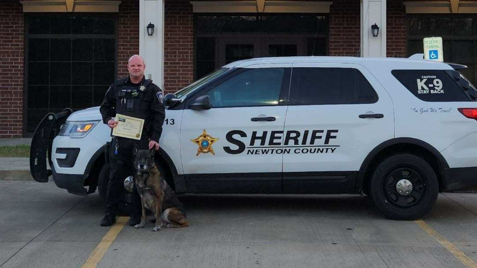 Newton County deputy, K9 report to duty after completing training ...