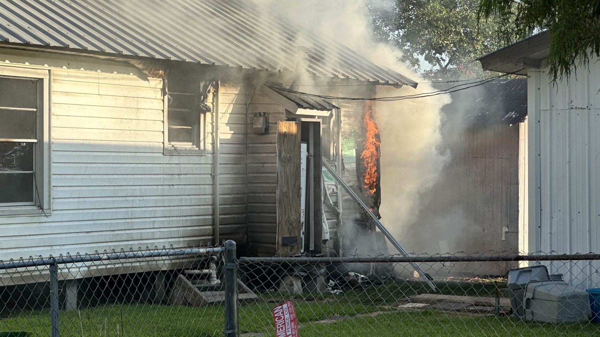 Orange house catches on fire Friday morning | 12newsnow.com