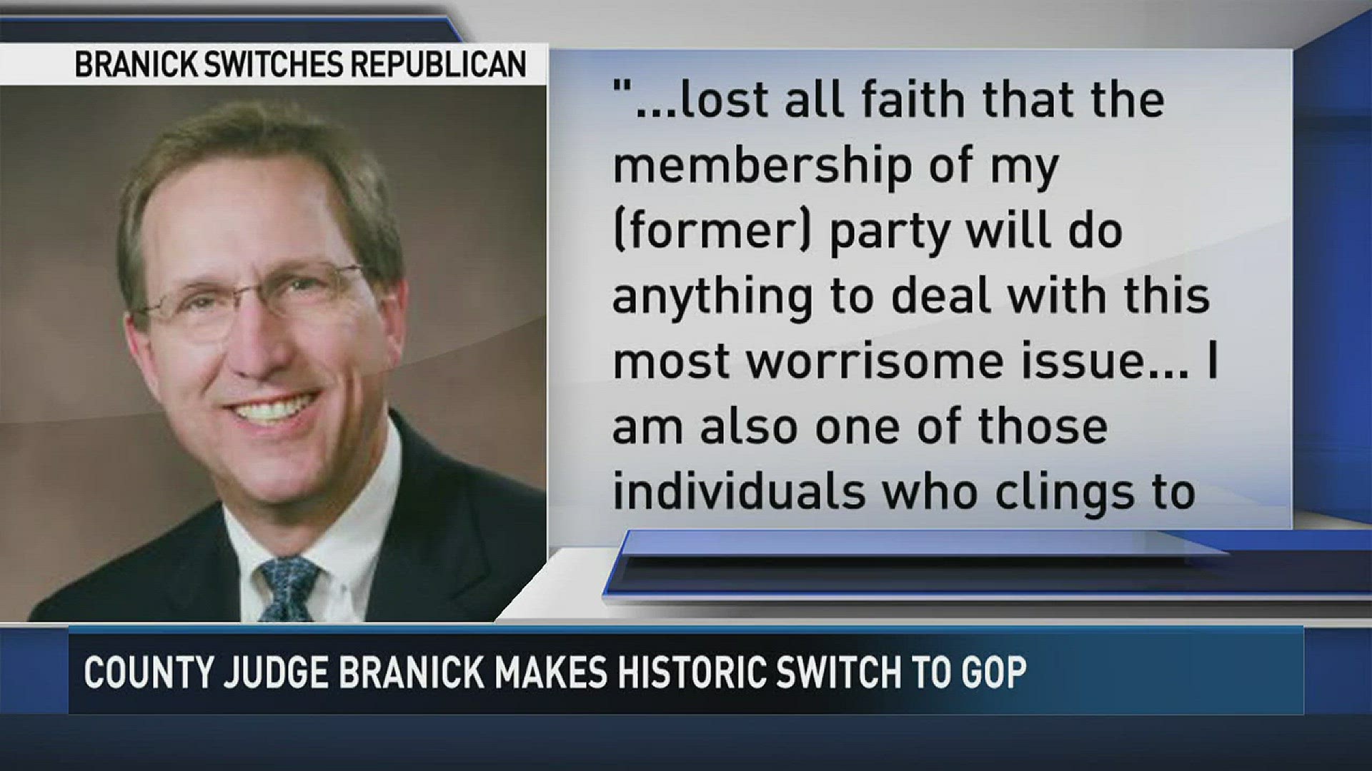 Jefferson County Judge Jeff Branick switches to Republican Party ...