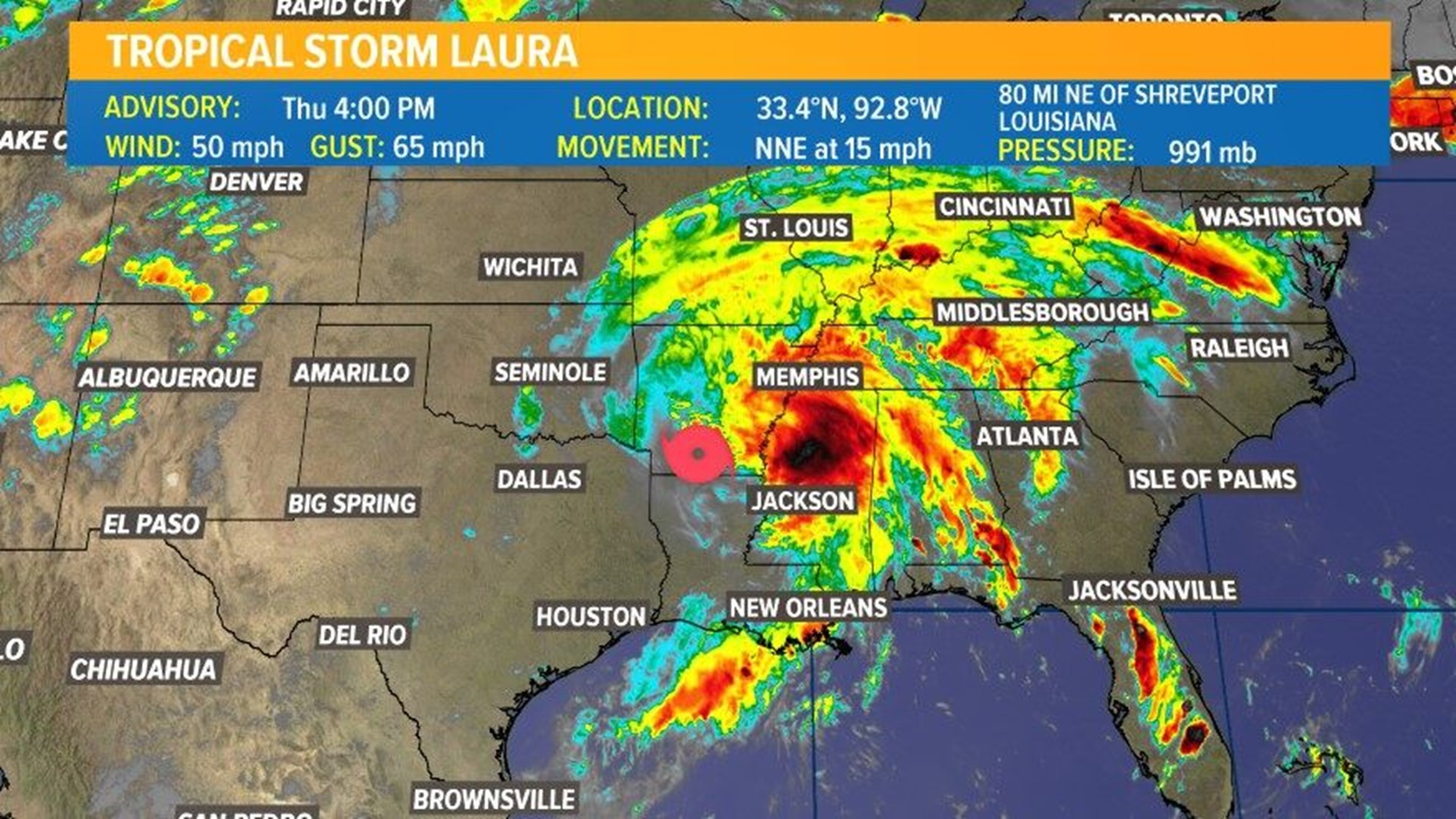 Hurricane Laura spaghetti models, forecast track | 12newsnow.com