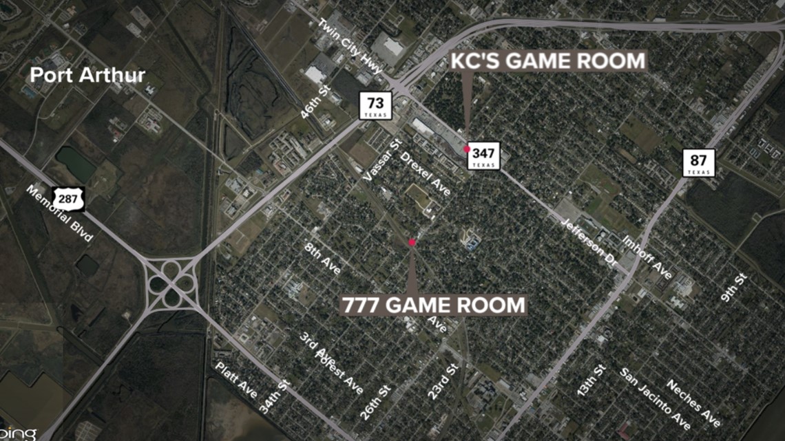Port Arthur game rooms shut down after investigations | 12newsnow.com