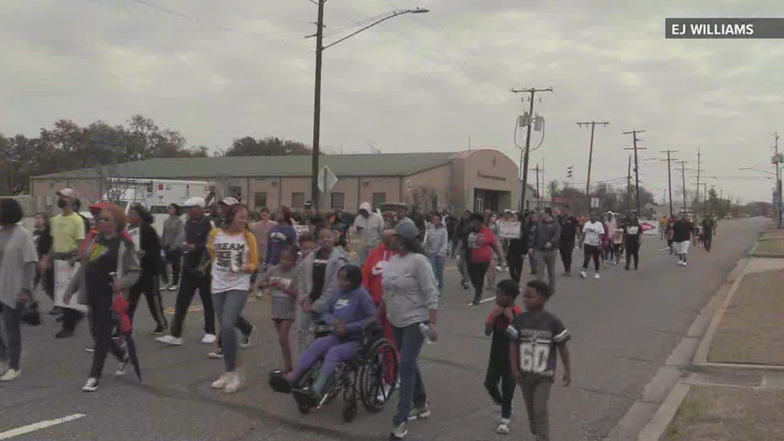 NAACP hosts Martin Luther King Jr. Day march in Orange | 12newsnow.com