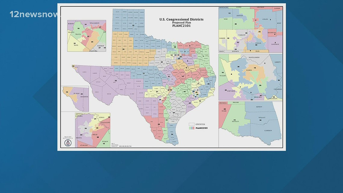 Texas lawmakers release new 'unusual' proposed congressional map ...