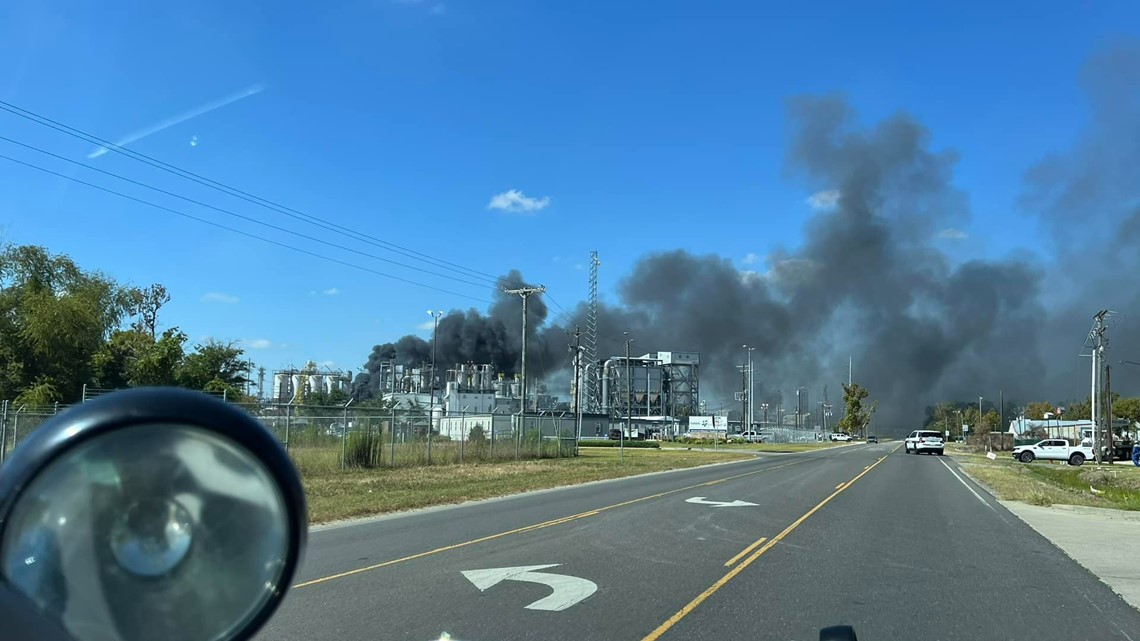 No injuries reported after fire at Louisiana chemical plant | 12newsnow.com
