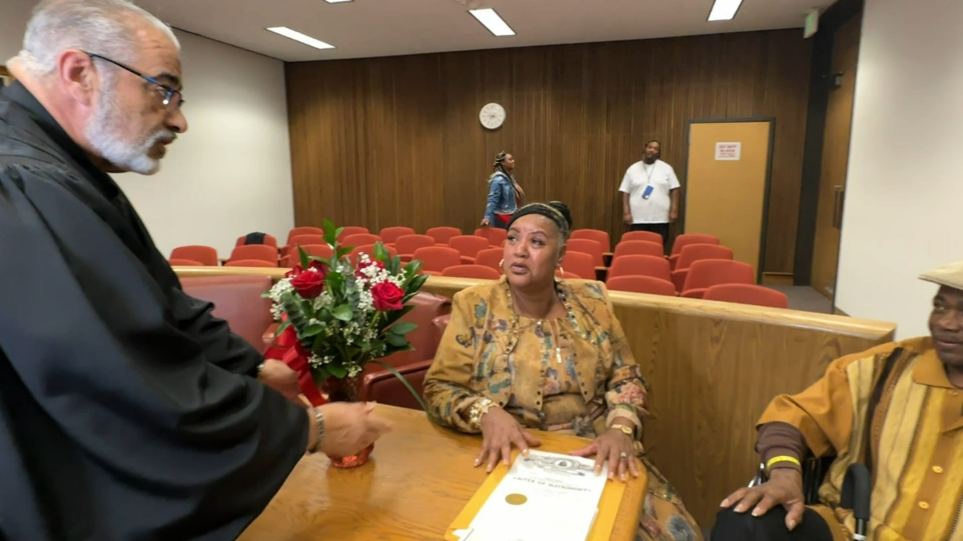 Judge Collins performs Beaumont couple's Valentine's Day wedding ...