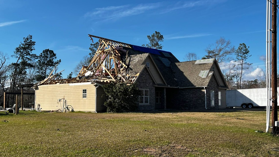 Orange County family works to rebuild home after tornado damage ...