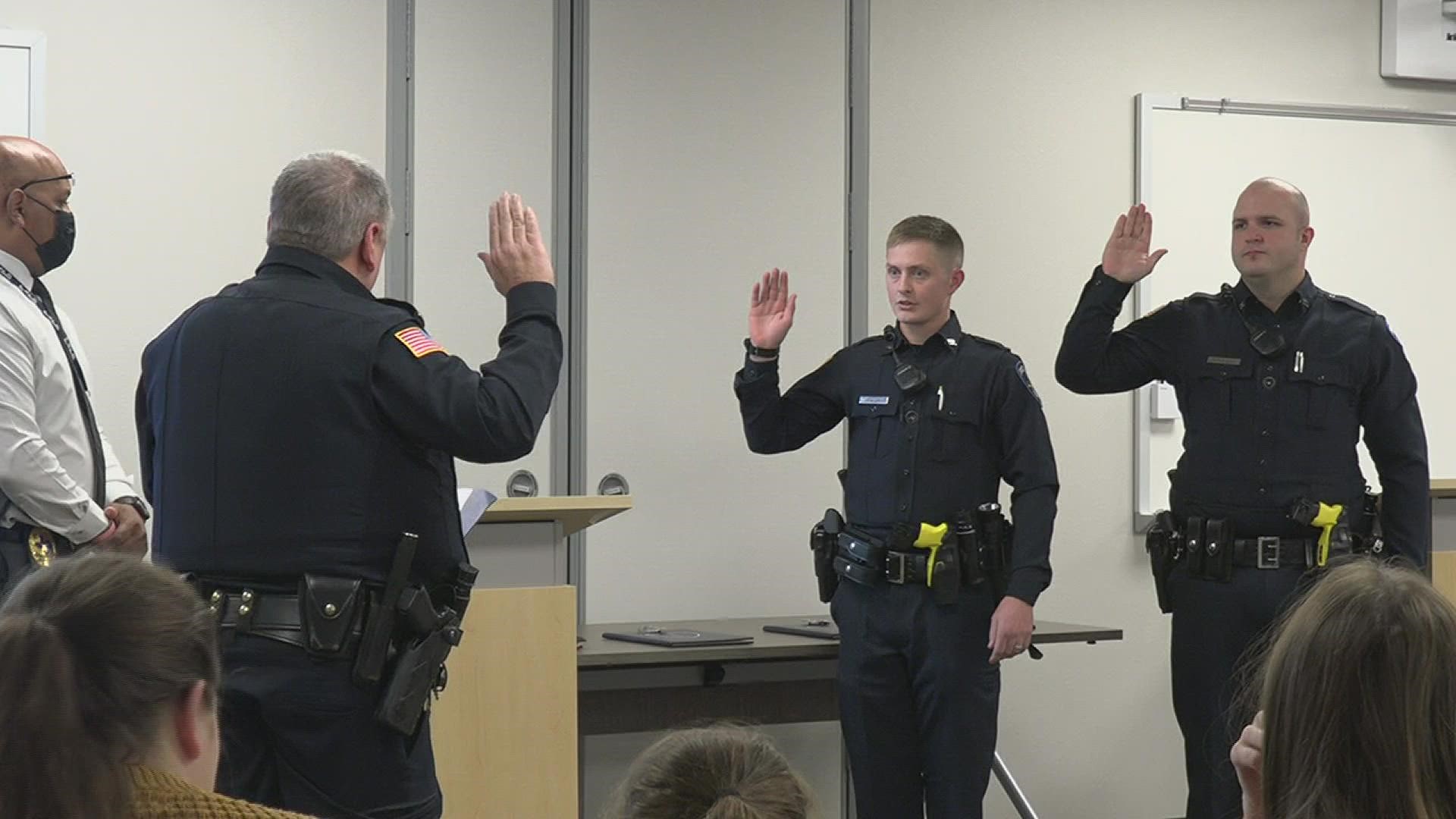 2 new police officers sworn in to Port Arthur Police Department ...
