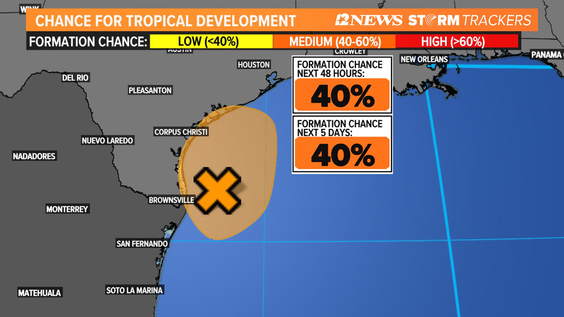 Weather conditions show signs of tropical storm development | 12newsnow.com