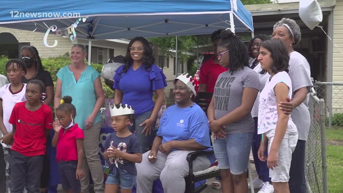Retirement car parade celebrates foster mother of 42 years | 12newsnow.com