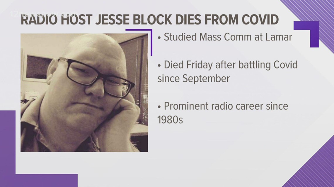 Southeast Texas DJ Jesse Block dies from COVID-related complications ...