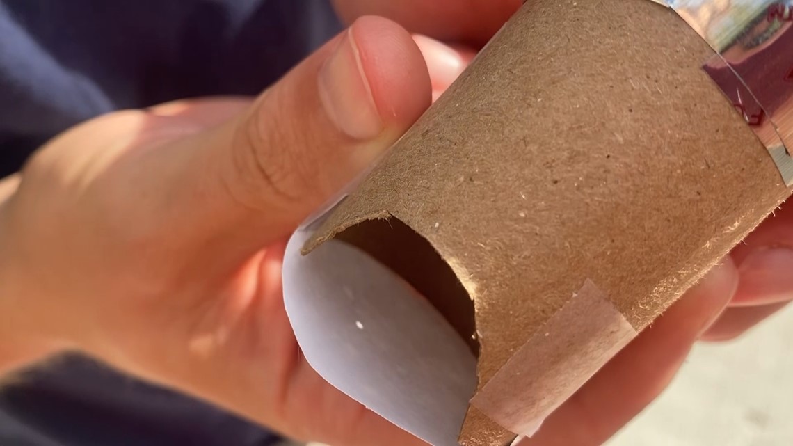 How to make a solar eclipse viewer using household items | 12newsnow.com