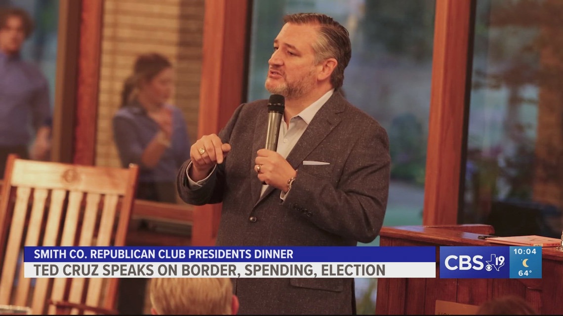 Senator Ted Cruz spoke to Smith County republicans in Tyler | 12newsnow.com