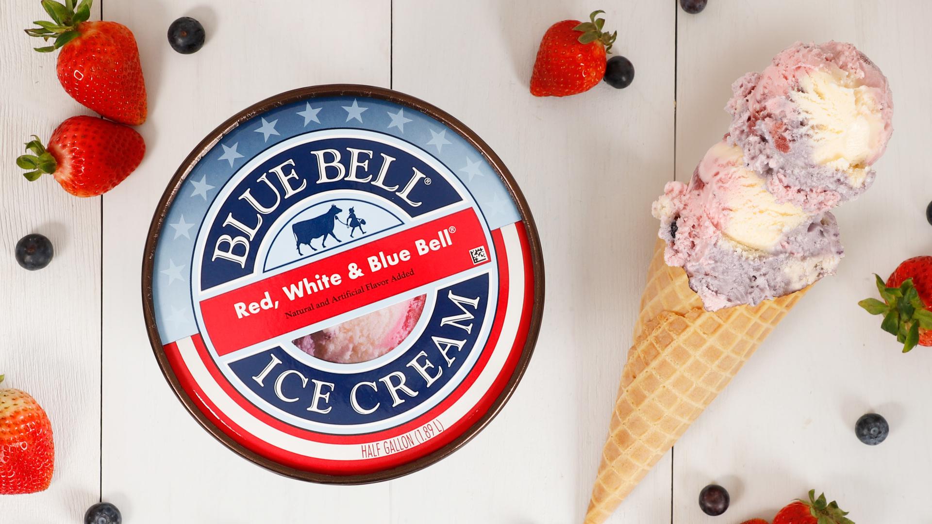 Red, White & Blue Bell ice cream makes its return for America’s 250th ...