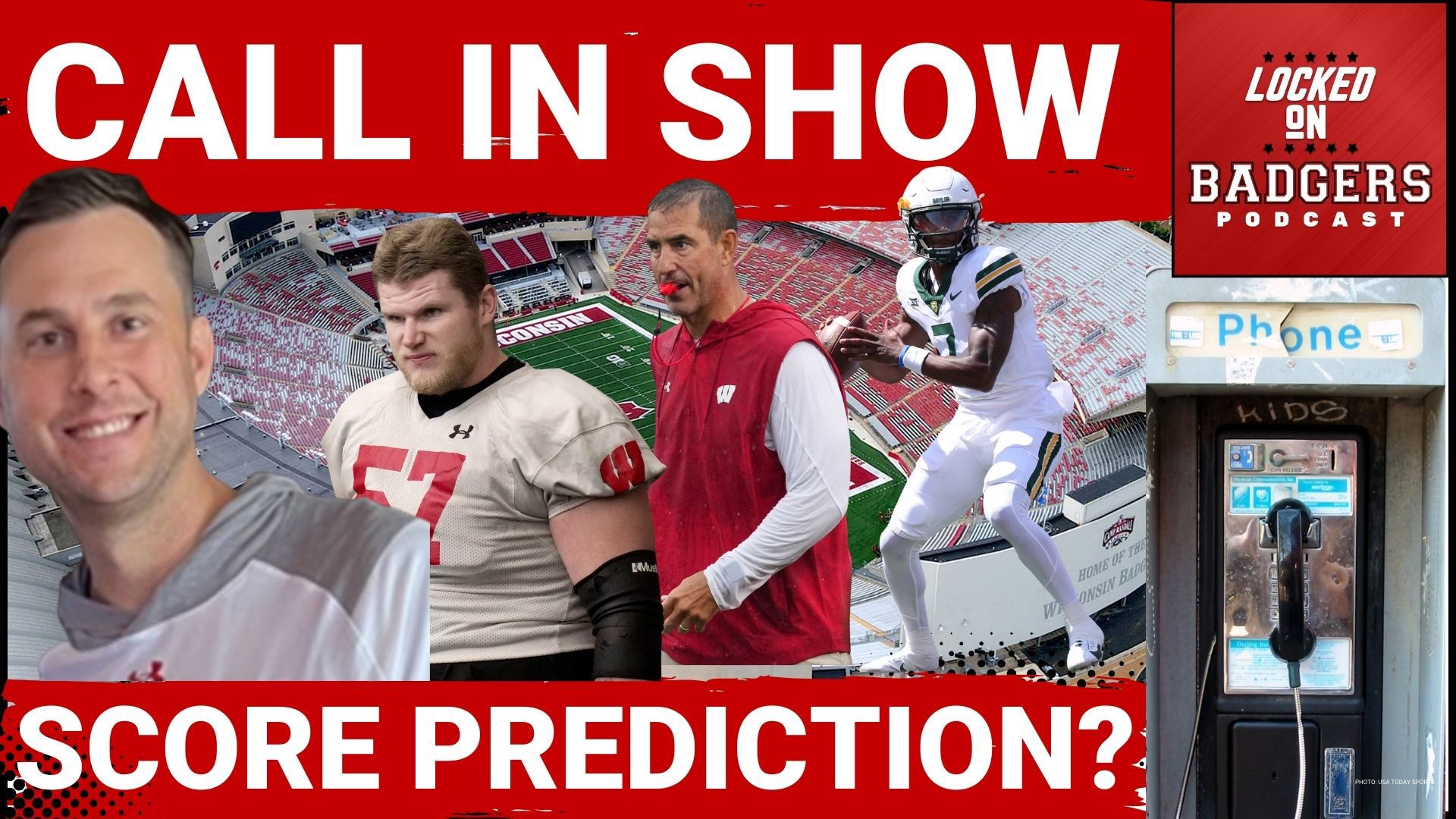 BADGERS ROLL? Wisconsin Badgers football SCORE predictions! CALL IN ...