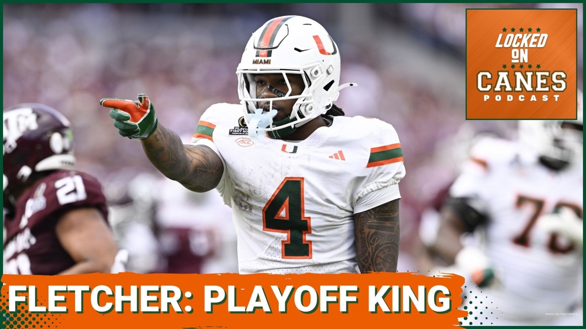 INSANE: Mark Fletcher Jr. of Miami Hurricanes LEADS Playoff Charge ...