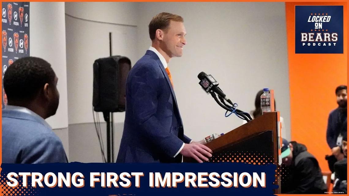 Ben Johnson nails first Chicago Bears press conference with answers for ...