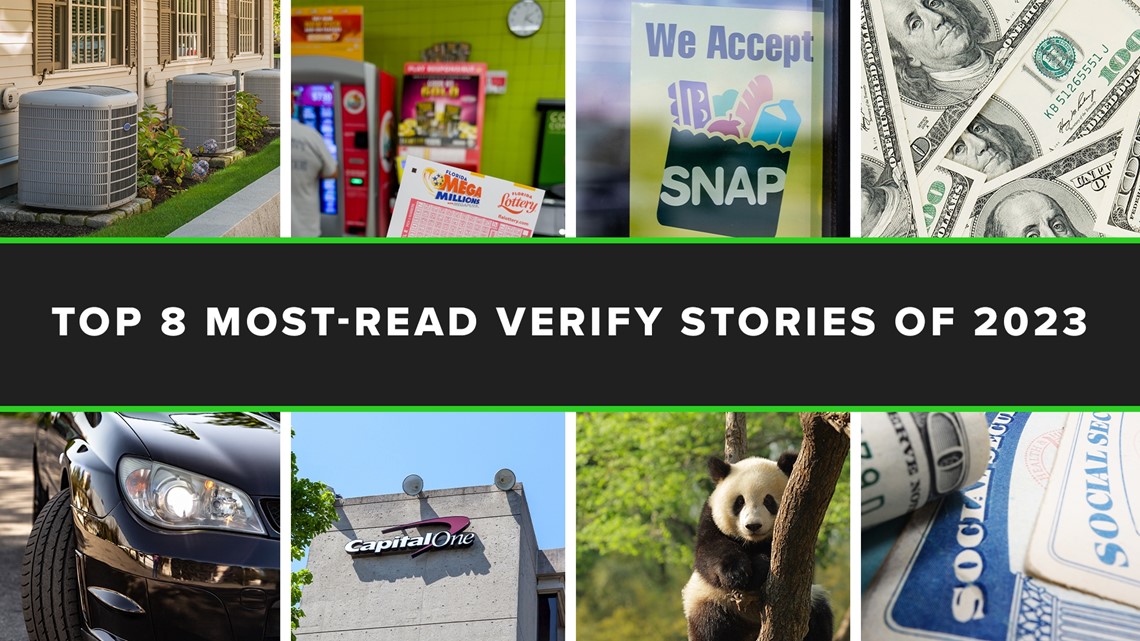 Fact-check 2023: Most-read VERIFY stories of the year | 12newsnow.com