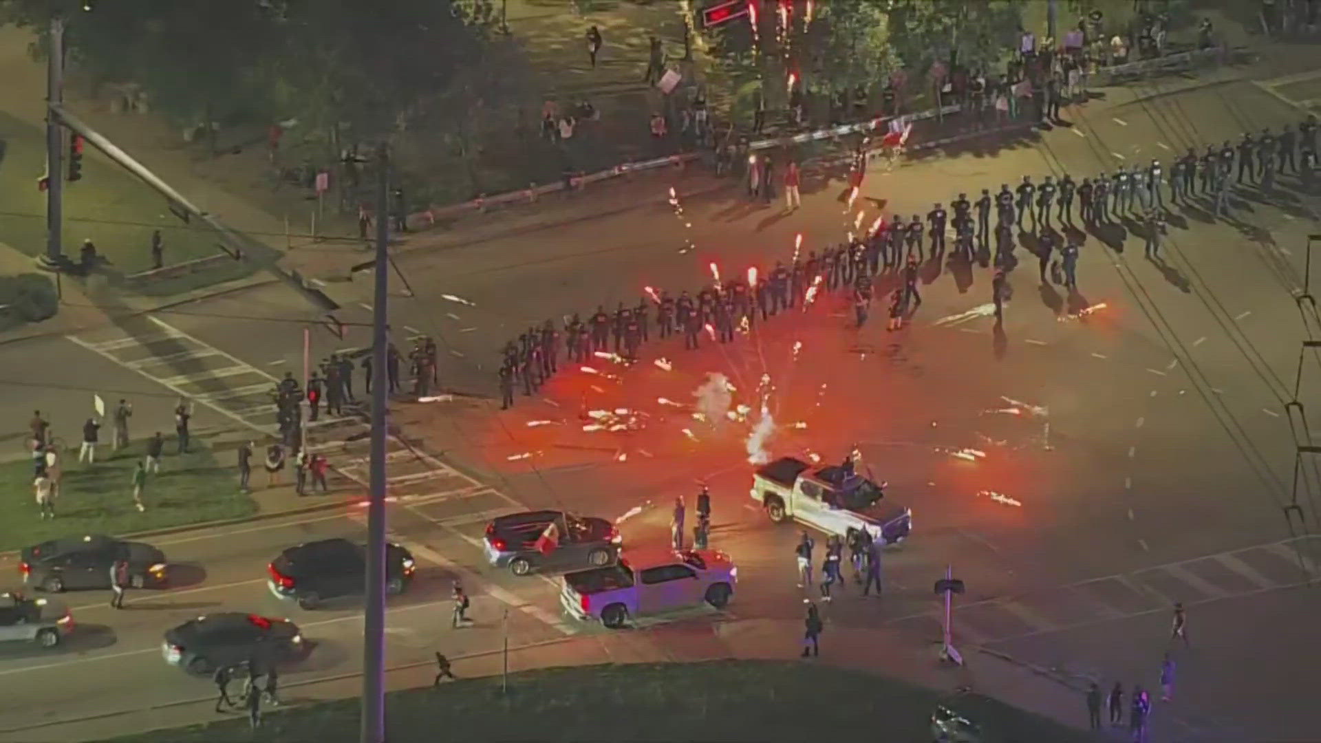 1 arrested in Dallas anti-ICE protest march, police say | 12newsnow.com