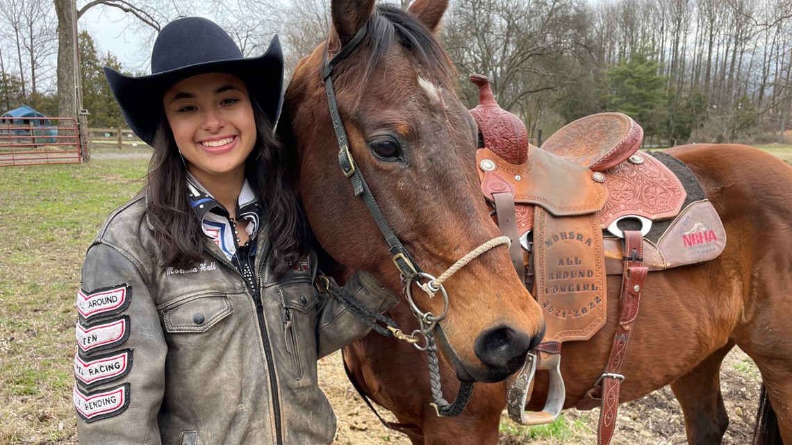 Prince George's Morissa Hall breaks stereotypes in rodeo | 12newsnow.com