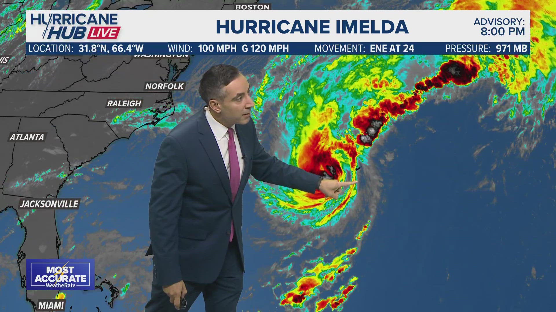 Hurricane Imelda could make landfall in Bermuda | 12newsnow.com