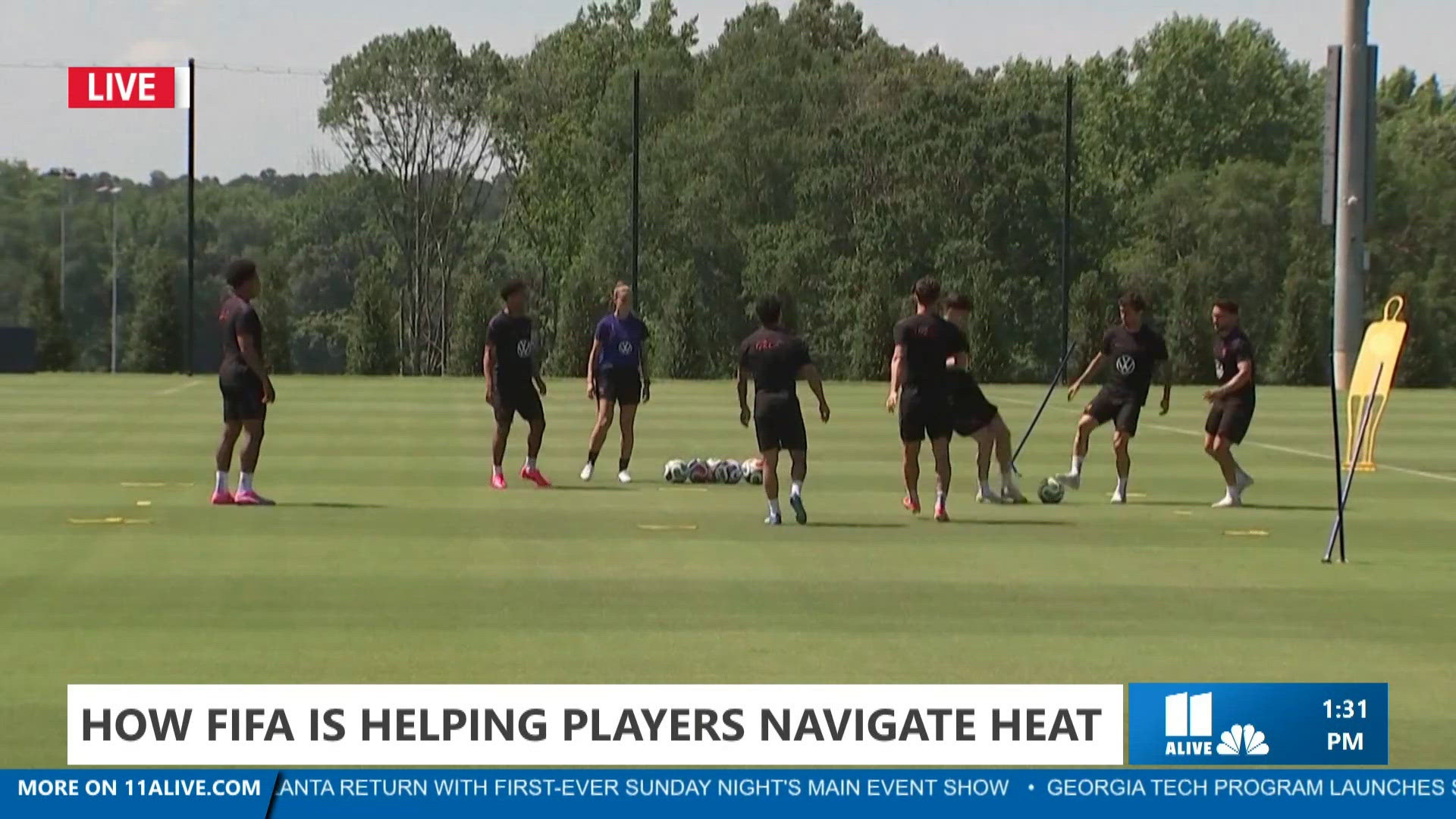 World Cup matches could see sweltering temperatures, new report warns ...